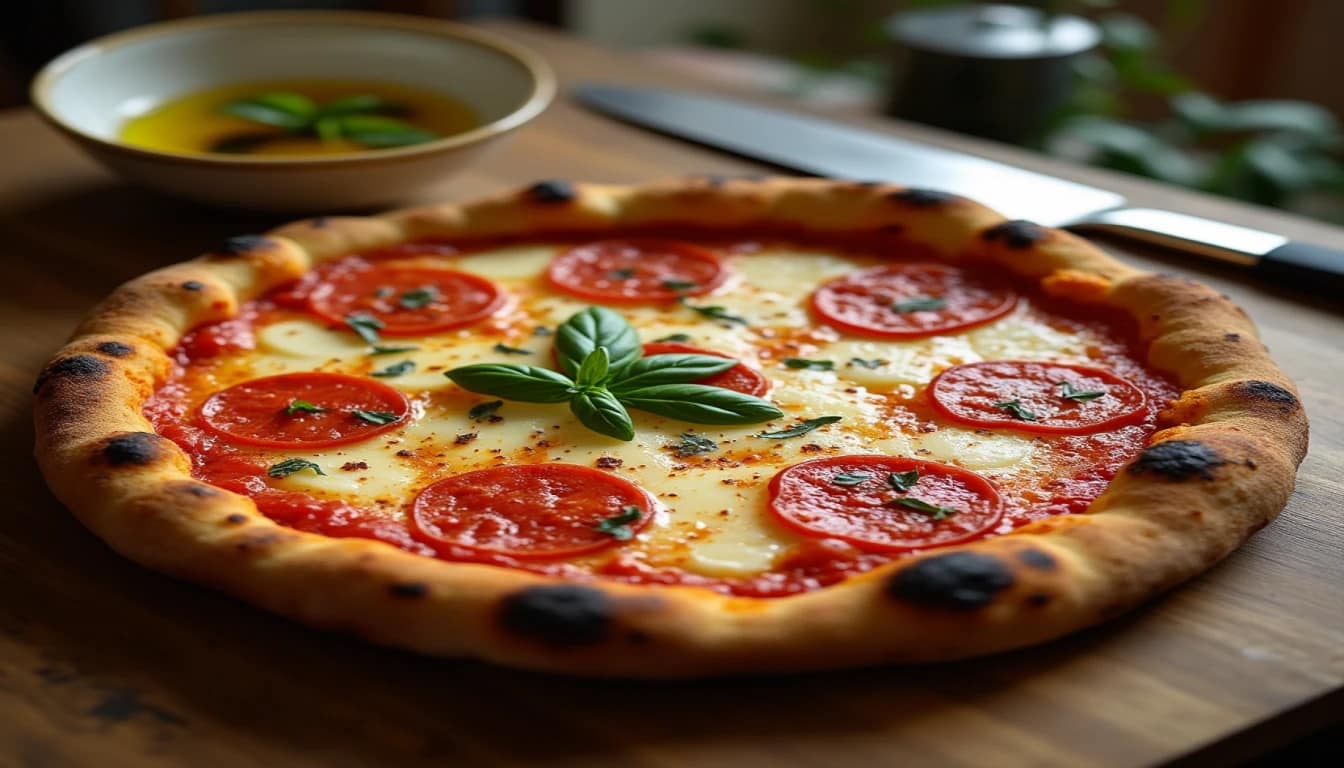 Authentic Homemade Margherita Pizza Easy Step-by-Step 5 Star